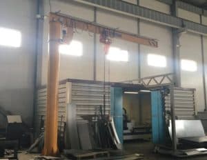 Pillar Jib Cranes | SEVENCRANE