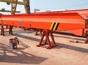 What are the three basic types of overhead cranes?