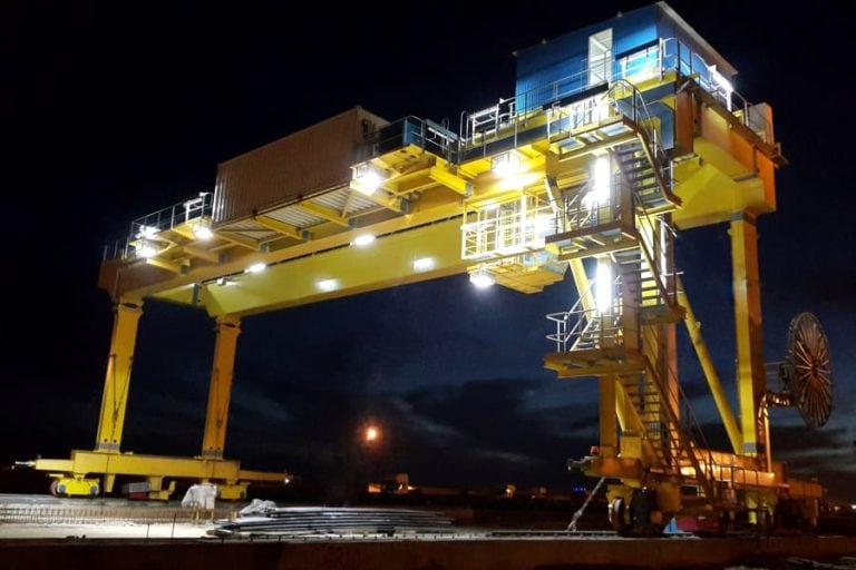 Hydro Power Rail Mounted Goliath Heavy-Duty Steel Large Gantry Crane ...