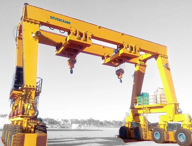 Rubber Tyred Gantry Crane | SEVENCRANE