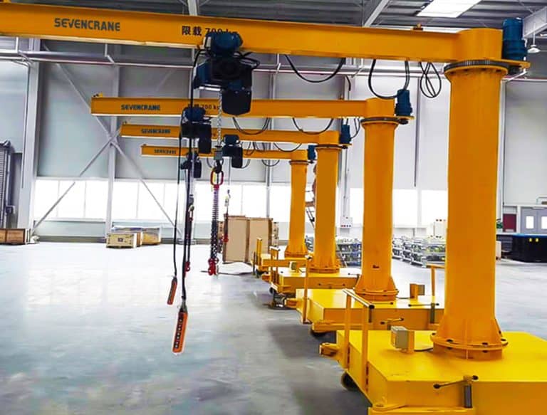 Portable Mobile Jib Crane | SEVENCRANE