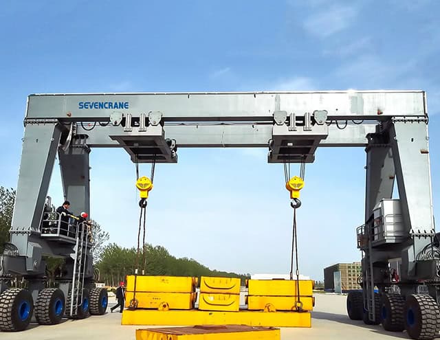 Rubber Tyred Gantry Crane | SEVENCRANE