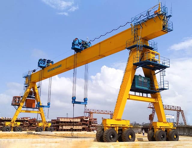 Rubber Tyred Gantry Crane | SEVENCRANE