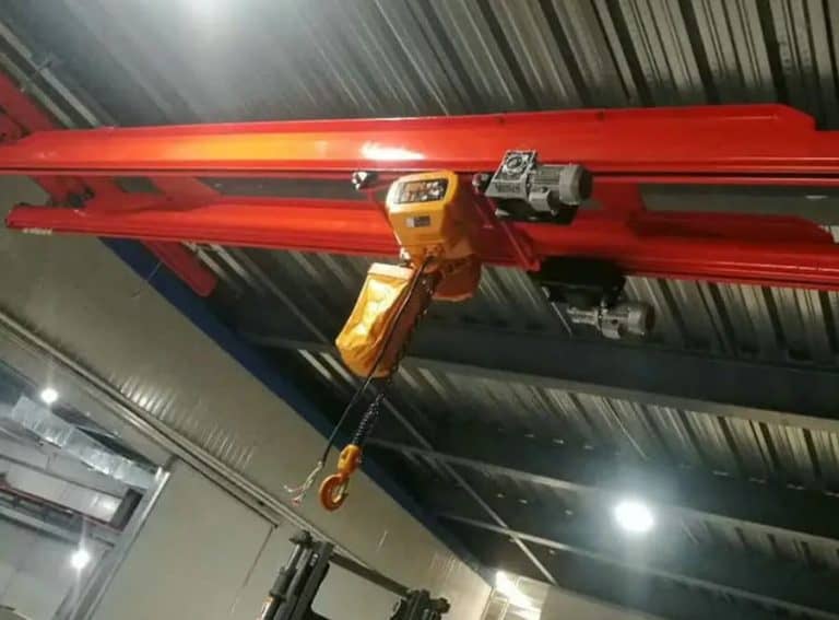 Basic characteristics of underhung cranes