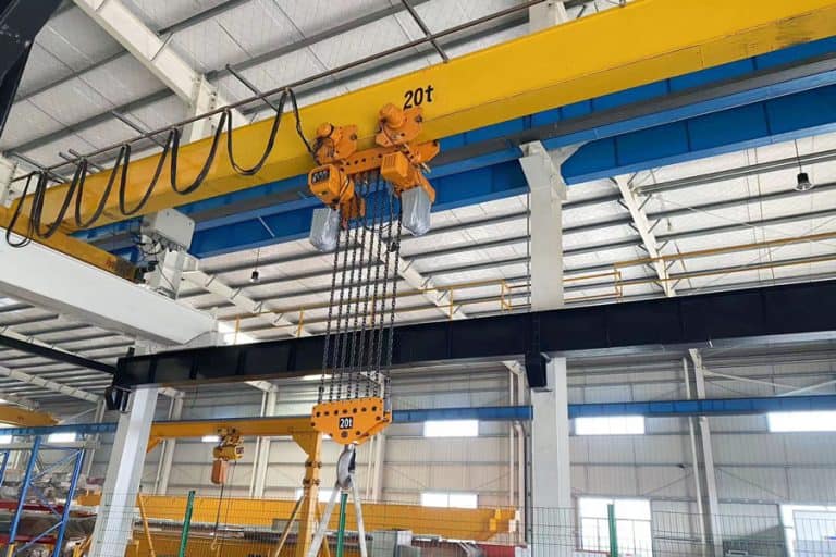 Underhung Double Girder Bridge Crane Components